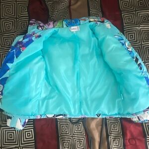 Sugarhill | Jackets & Coats | Sugarhill Blue Psycho Puffer Jacket ...